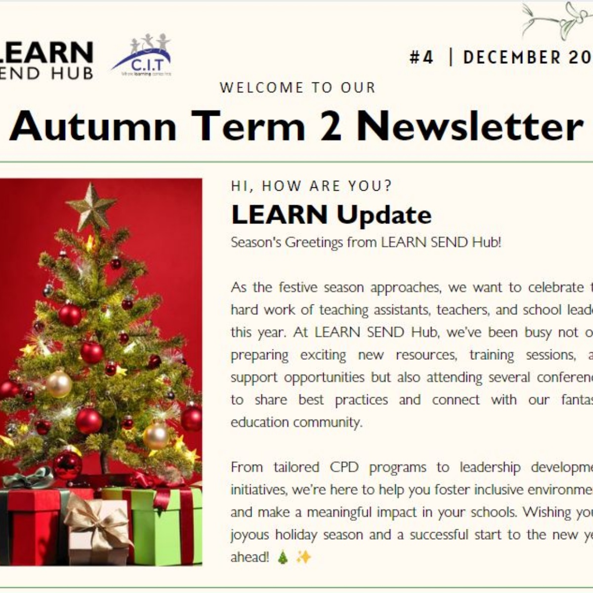 Learn Send Hub December 2024 Newsletter
